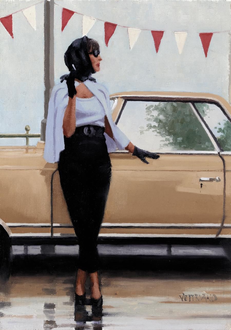 Jack Vettriano | STUDY FOR SUDDENLY ONE SUMMER | MutualArt