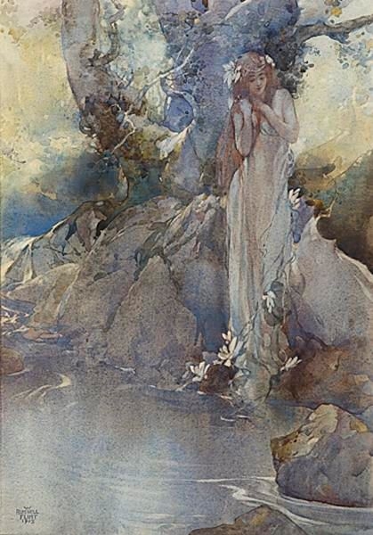 William Russell Flint | PERSEUS AND DANAE: ILLUSTRATION FOR THE ...