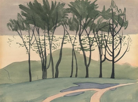 Burchfield Charles | SPRING TWILIGHT | MutualArt