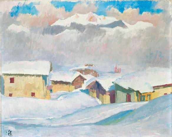 Giovanni Giacometti | WINTERLANDSCHAFT | MutualArt