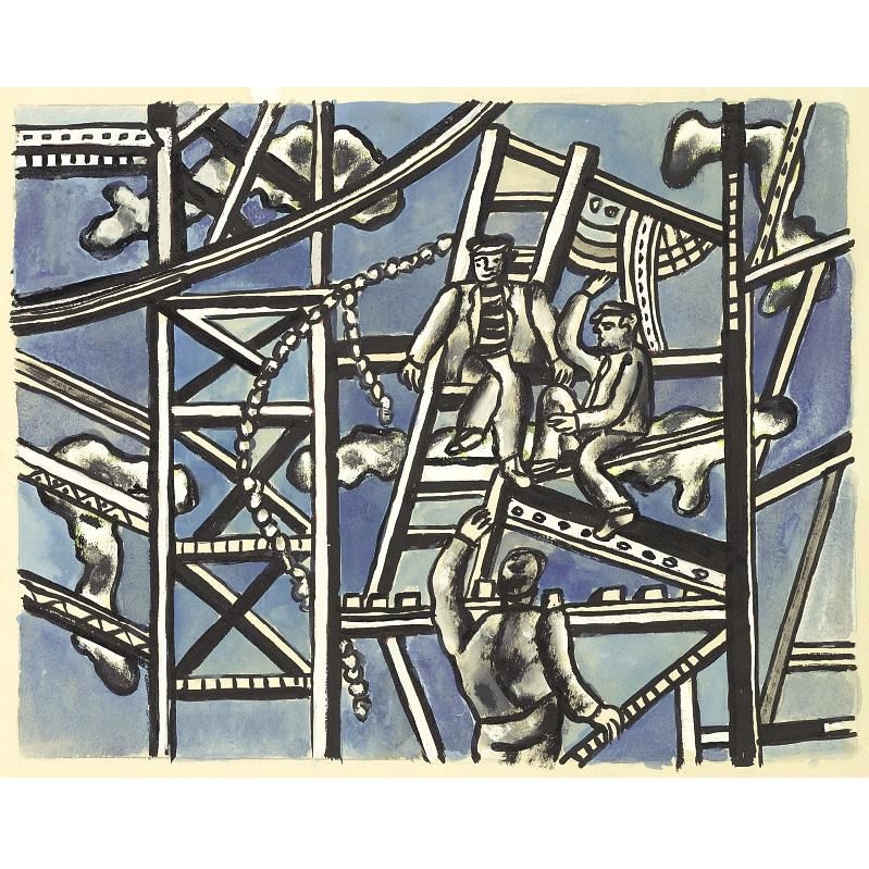 Fernand Léger | LES CONSTRUCTEURS ETUDE | MutualArt