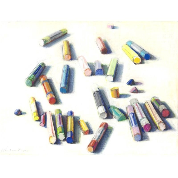 Wayne Thiebaud | VARIOUS PASTELS | MutualArt