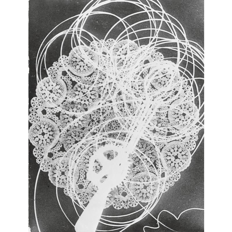 Ray Man | RAYOGRAPH WITH EGGBEATER, DOILY, AND COILS | MutualArt