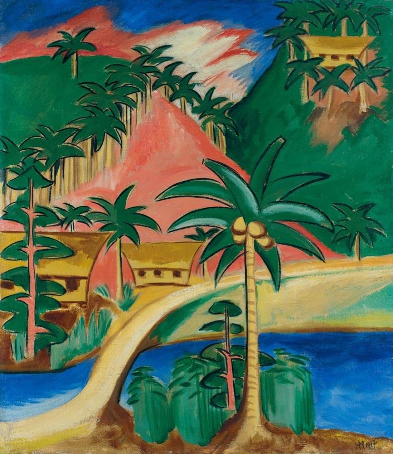 Max Pechstein | PALAULANDSCHAFT I (PALAU LANDSCAPE I) | MutualArt