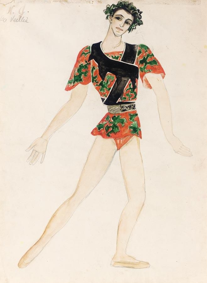 Natalia Goncharova | COSTUME DESIGN FOR BORIS KNIASOFF FROM THE ...