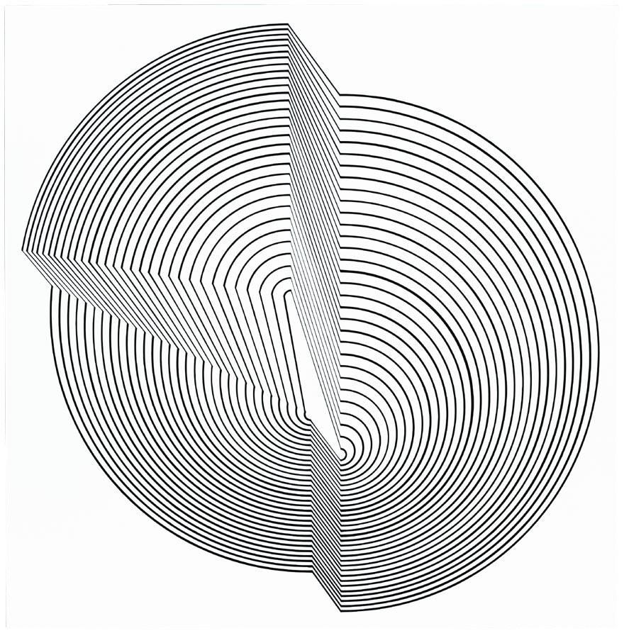 Bridget Riley | INTERRUPTED CIRCLE | MutualArt