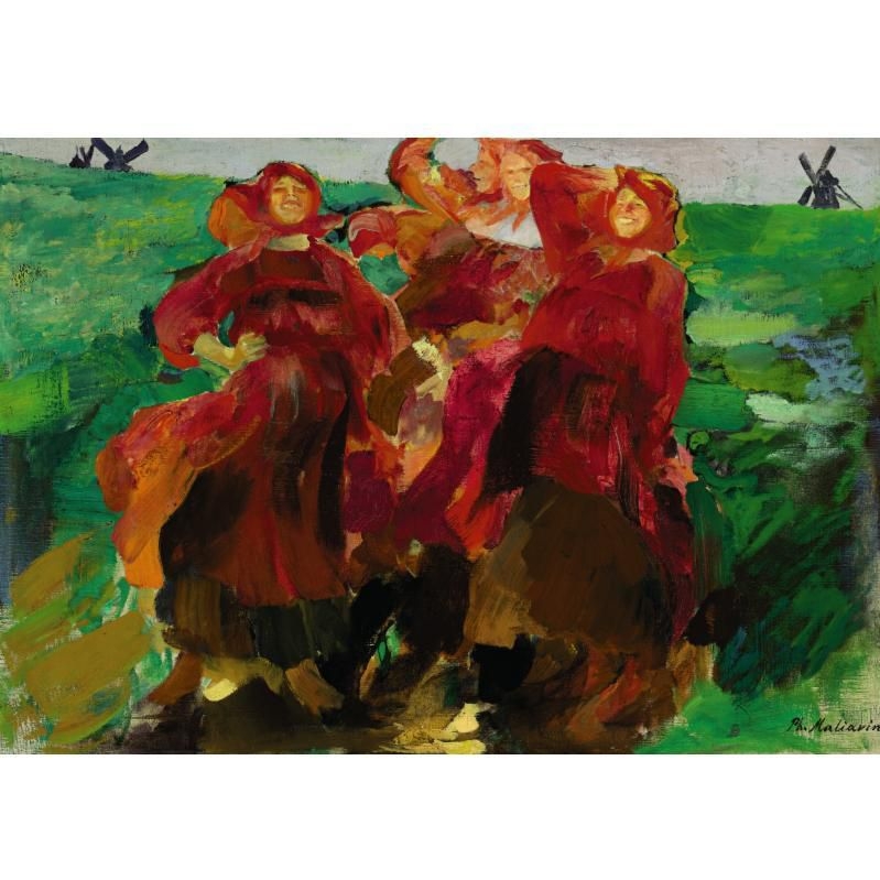 Filipp Malyavin Maljavin | RUSSIAN, 1869-1940 LAUGHTER | MutualArt