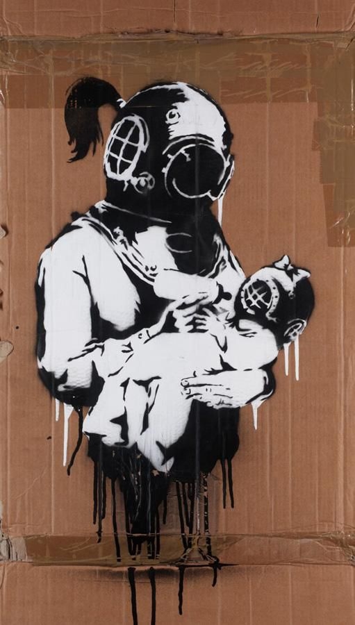 Banksy | UNTITLED (MOTHER AND CHILD) | MutualArt