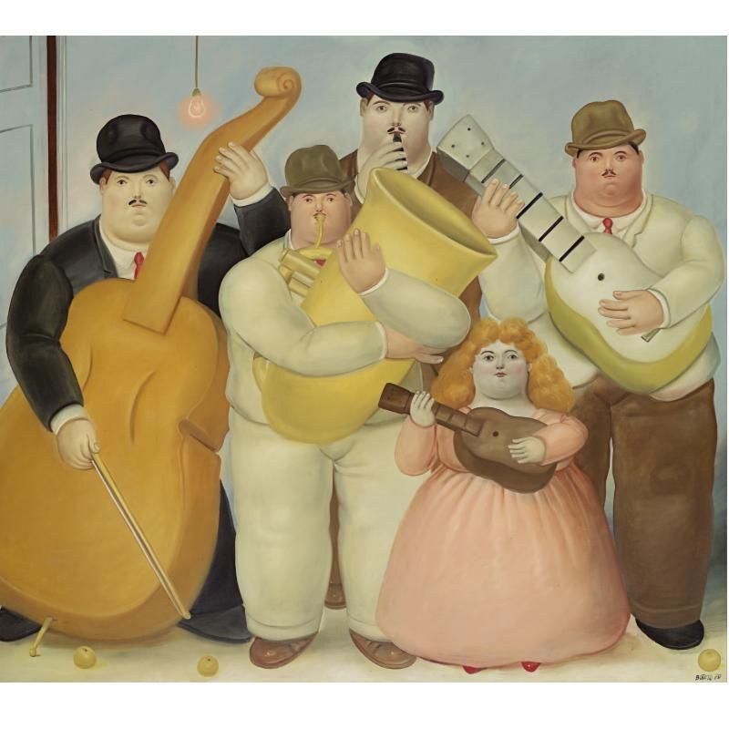 Fernando Botero | THE MUSICIANS | MutualArt