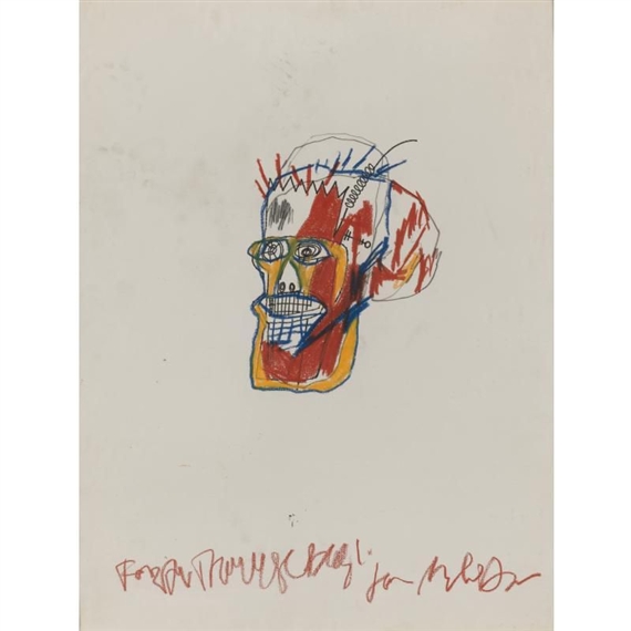 Jean-Michel Basquiat | UNTITLED (SKULL) (Circa 1983) | MutualArt
