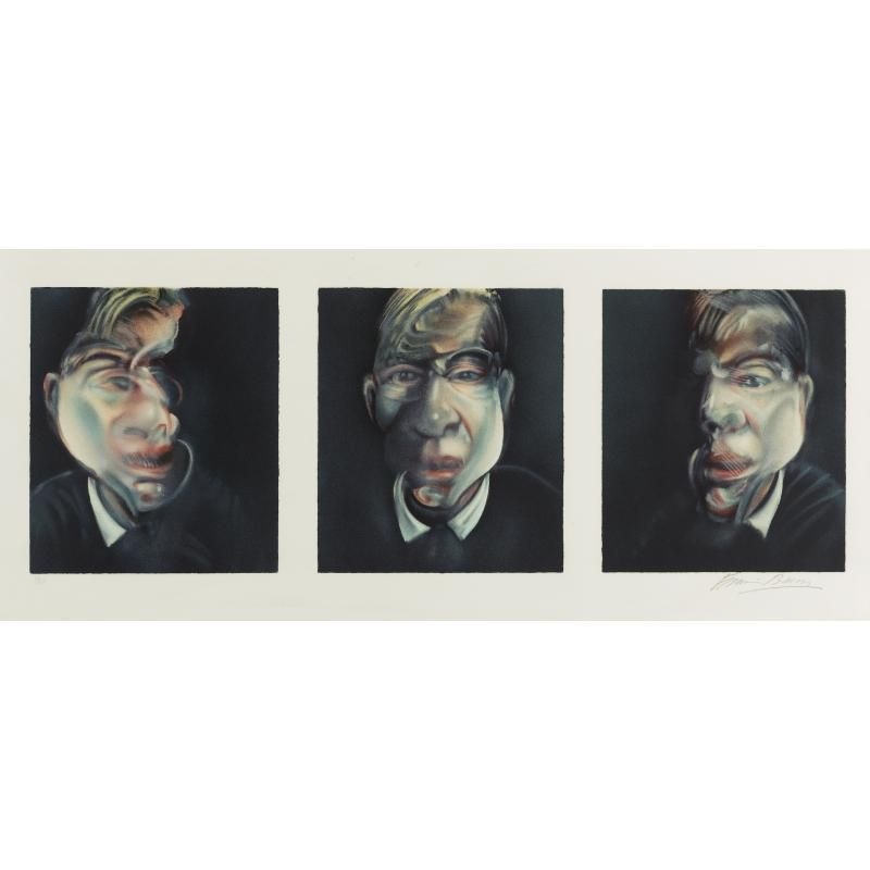 Francis Bacon | THREE STUDIES FOR A SELF PORTRAIT | MutualArt