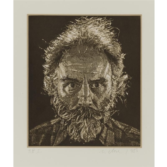 Chuck Close | LUCAS (B. 53) | MutualArt