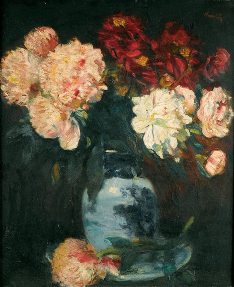 George Leslie Hunter | STILL LIFE WITH PEONIES | MutualArt