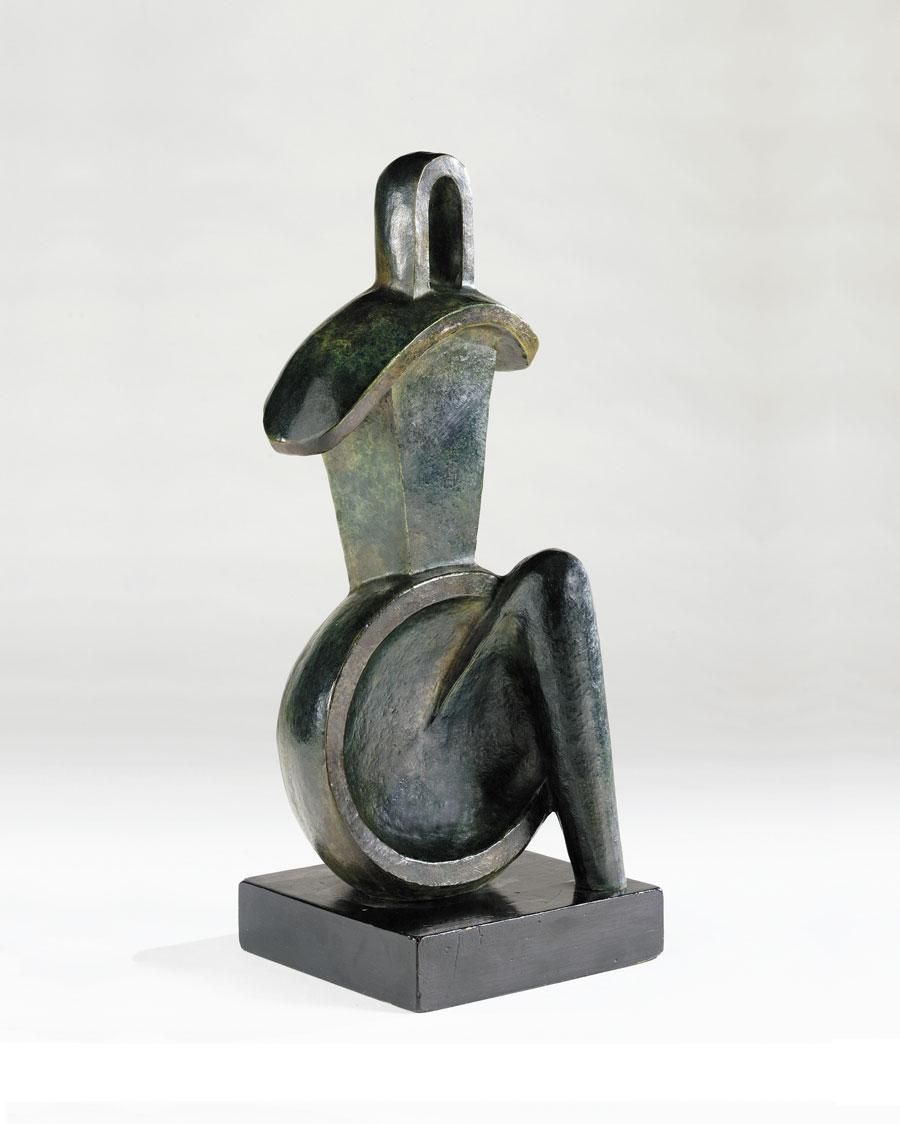 Alexander Archipenko | SEATED GEOMETRIC FIGURE | MutualArt