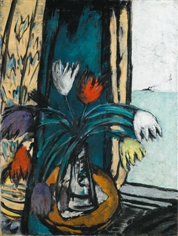 Beckmann Max | STILLEBEN MIT PLASTIK (STILL-LIFE WITH SCULPTURE ...