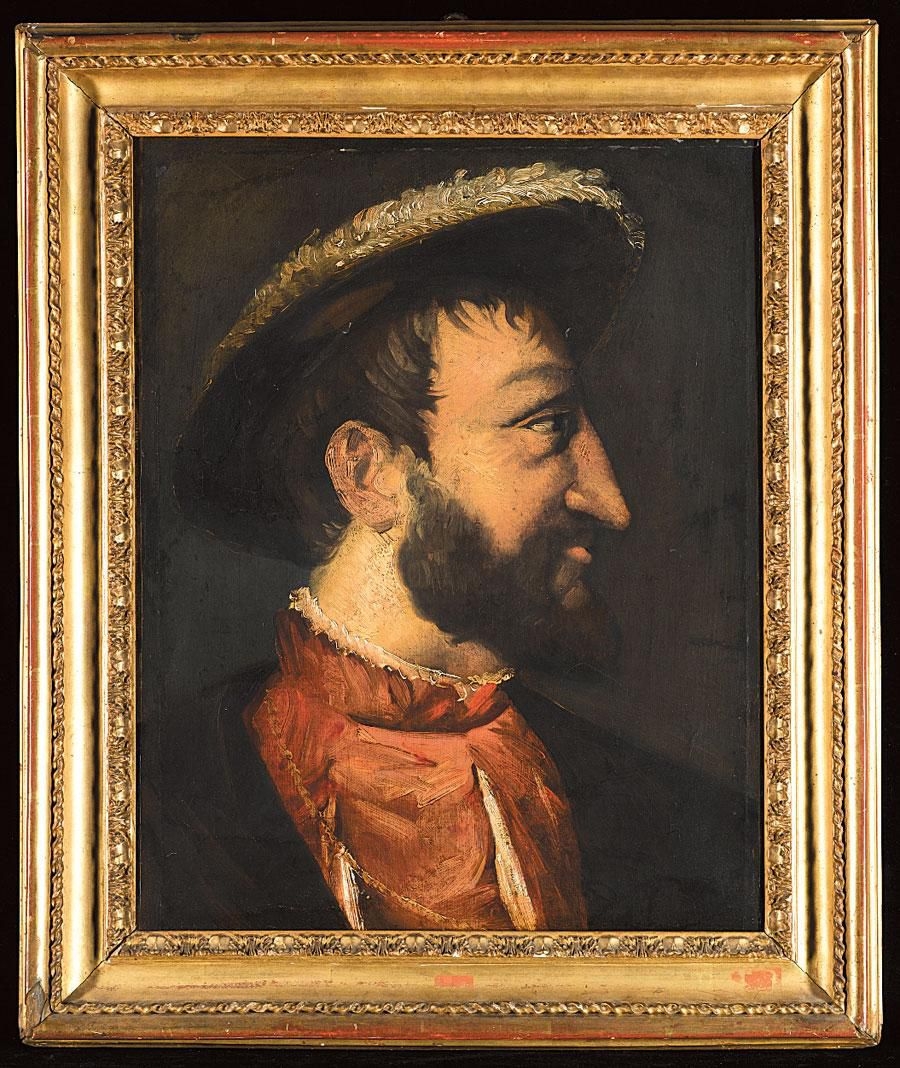 Titian | PORTRAIT OF FRANÇOIS I OF FRANCE (1494-1547), HEAD AND ...