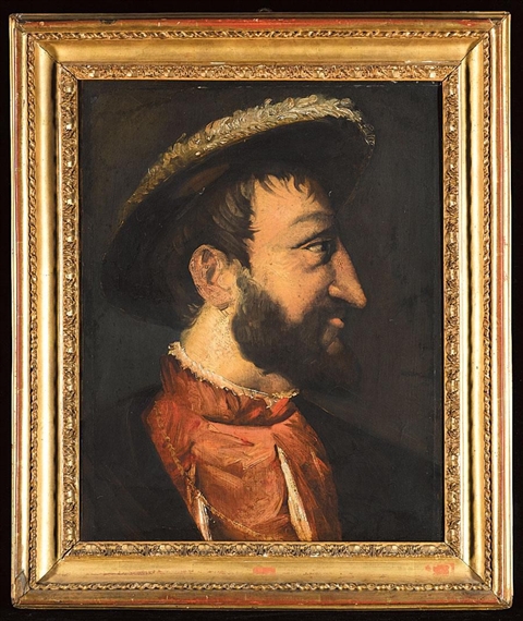 Titian | PORTRAIT OF FRANÇOIS I OF FRANCE (1494-1547), HEAD AND ...