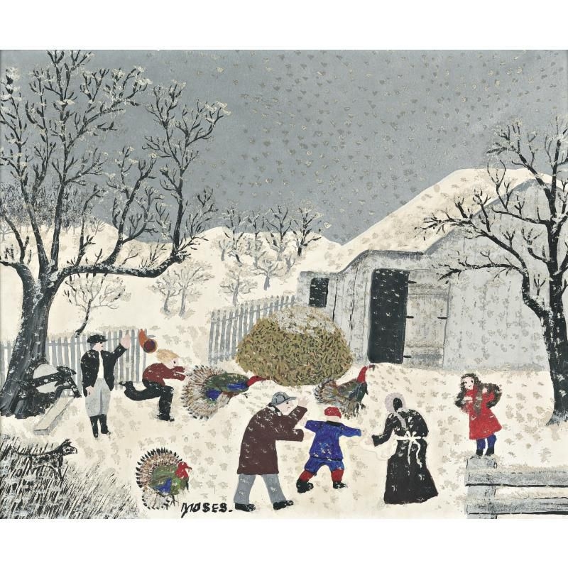 Grandma Moses | THANKSGIVING TURKEY | MutualArt