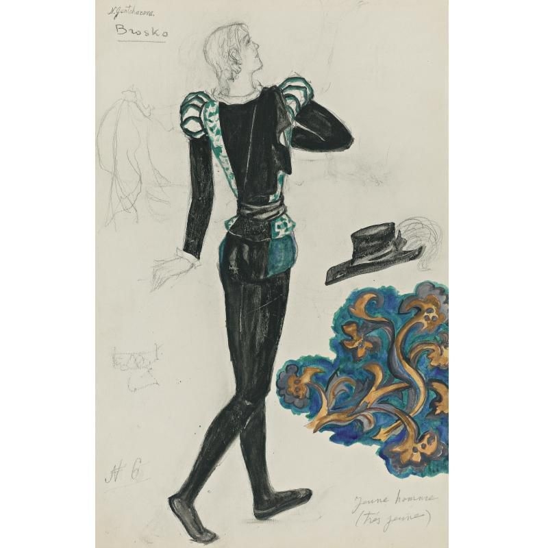 Natalia Goncharova | RUSSIAN, 1881-1962 COSTUME DESIGN FOR TSAR SALTAN ...