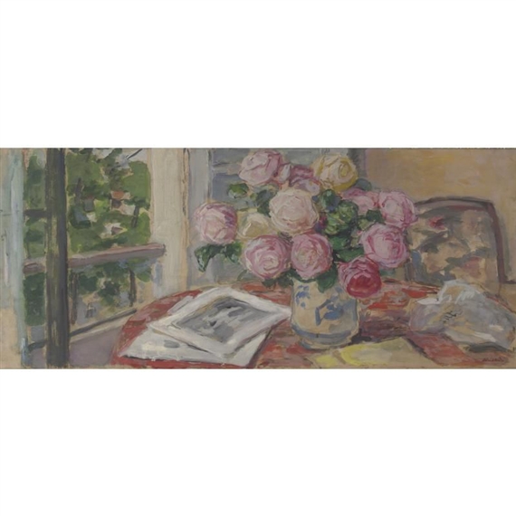 Albert André | Bouquet de Roses pour un Projet de Decoration | MutualArt