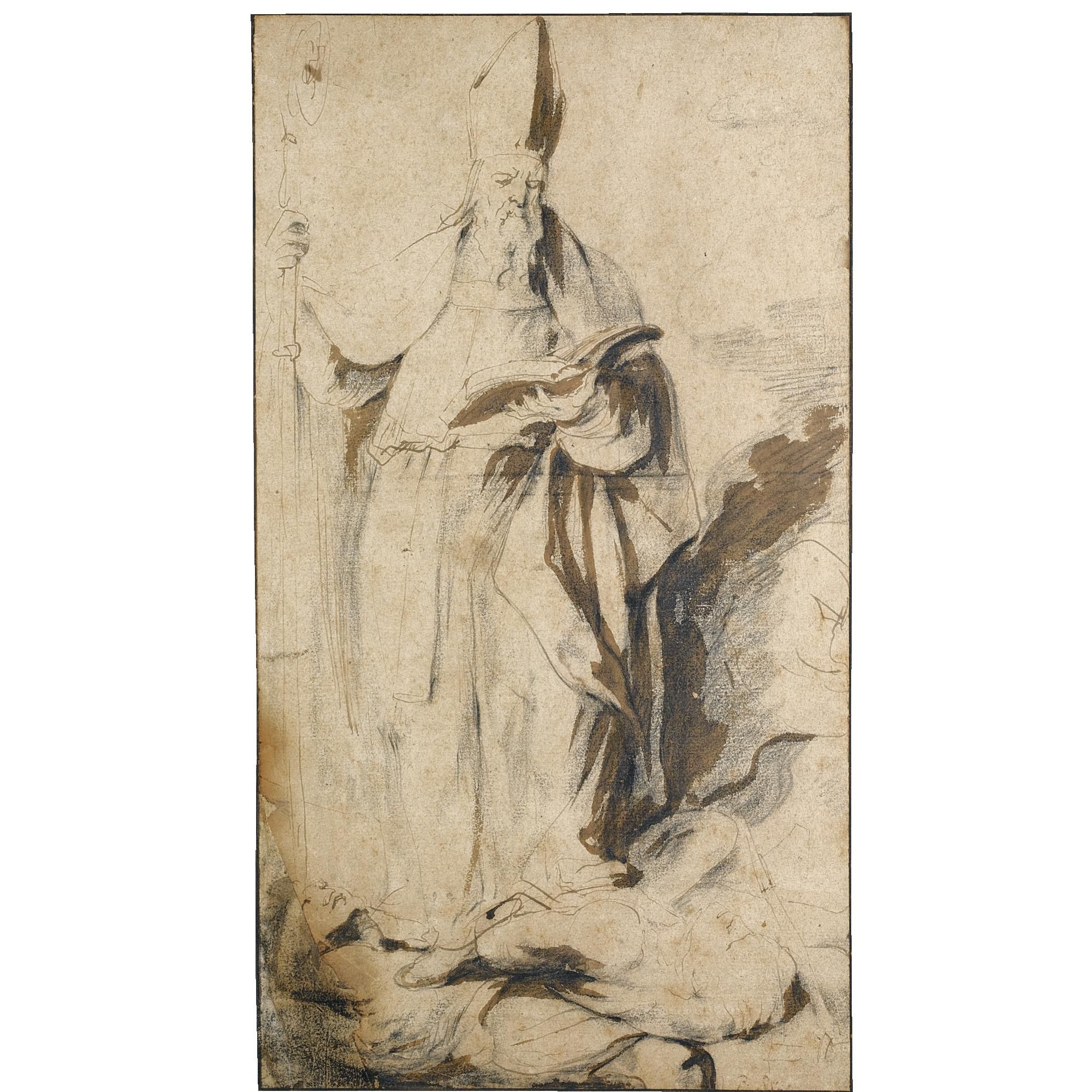 Peter Paul Rubens | ANATOMICAL STUDIES OF THREE MALE FIGURES | MutualArt