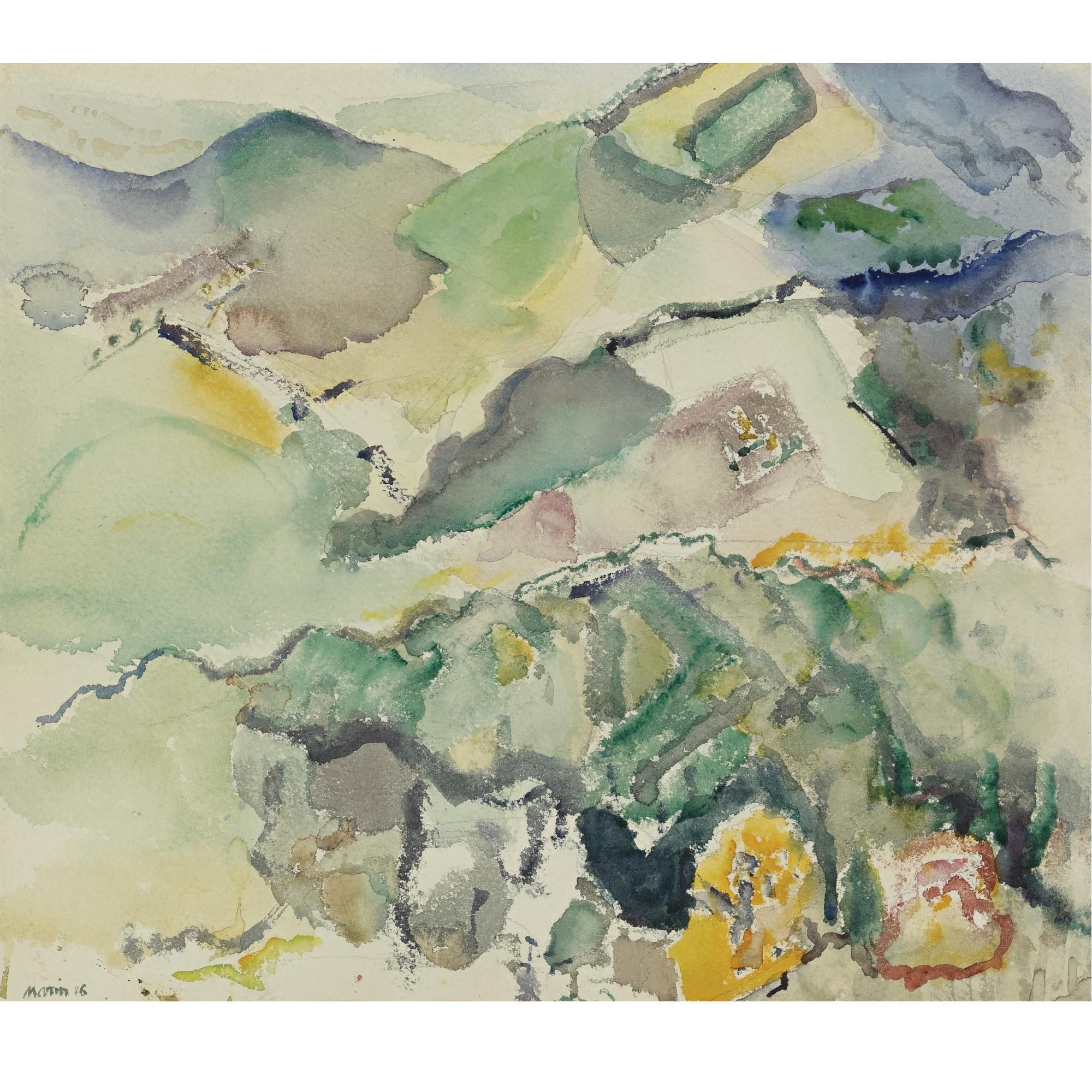 John Marin | Autumn, On the Road to Addison, Maine | MutualArt