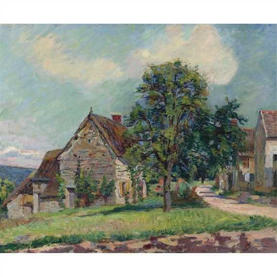 Armand Guillaumin | Village de Damiette (Circa 1885) | MutualArt