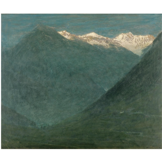 Albert Goodwin | the gorge of gondo simplon | MutualArt