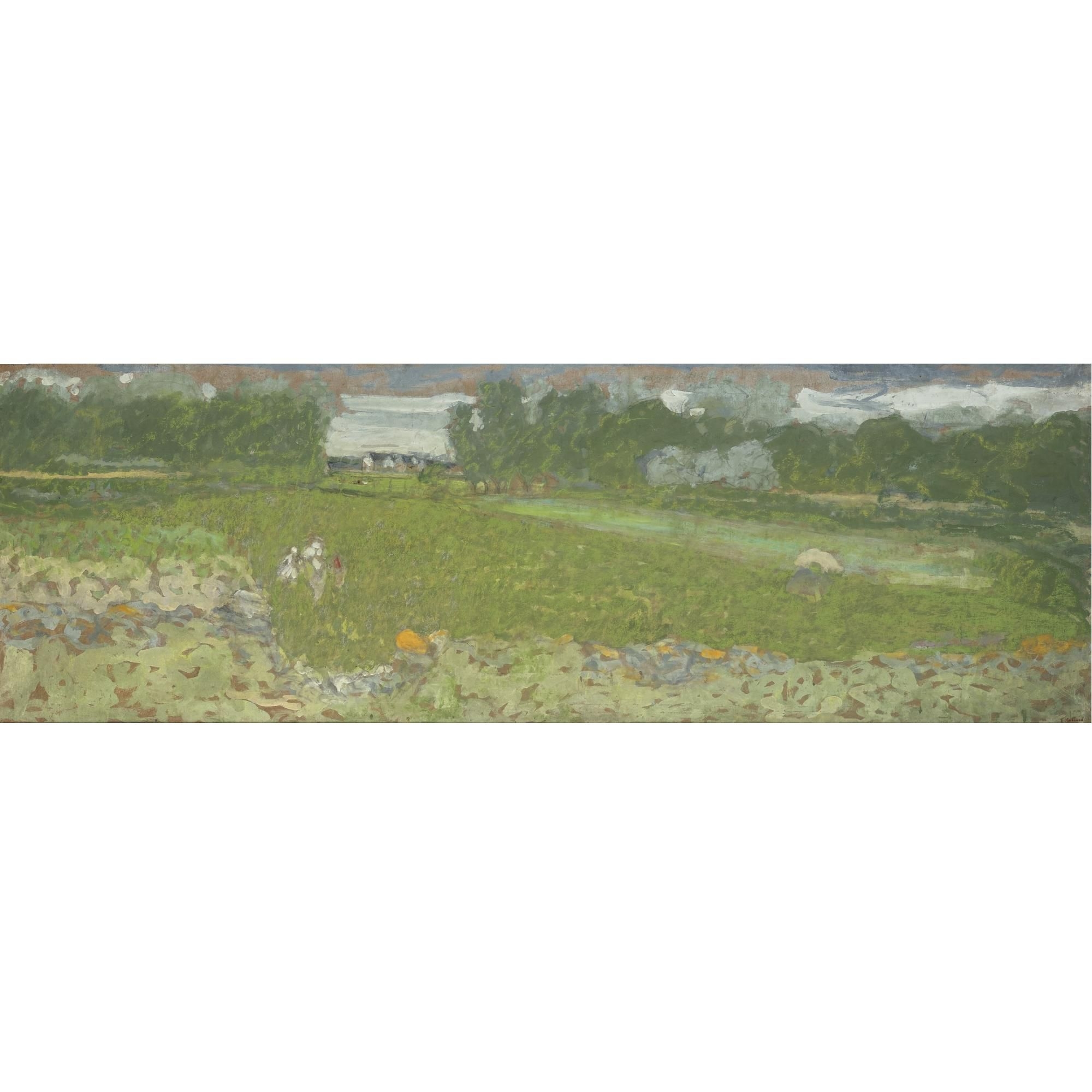 Édouard Vuillard | PRAIRIE AU BORD DE LA MER à LOCTUDY (1912) | MutualArt