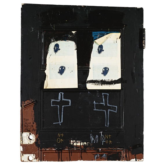 Jean-Michel Basquiat | Black Door/NOTA (1981) | MutualArt