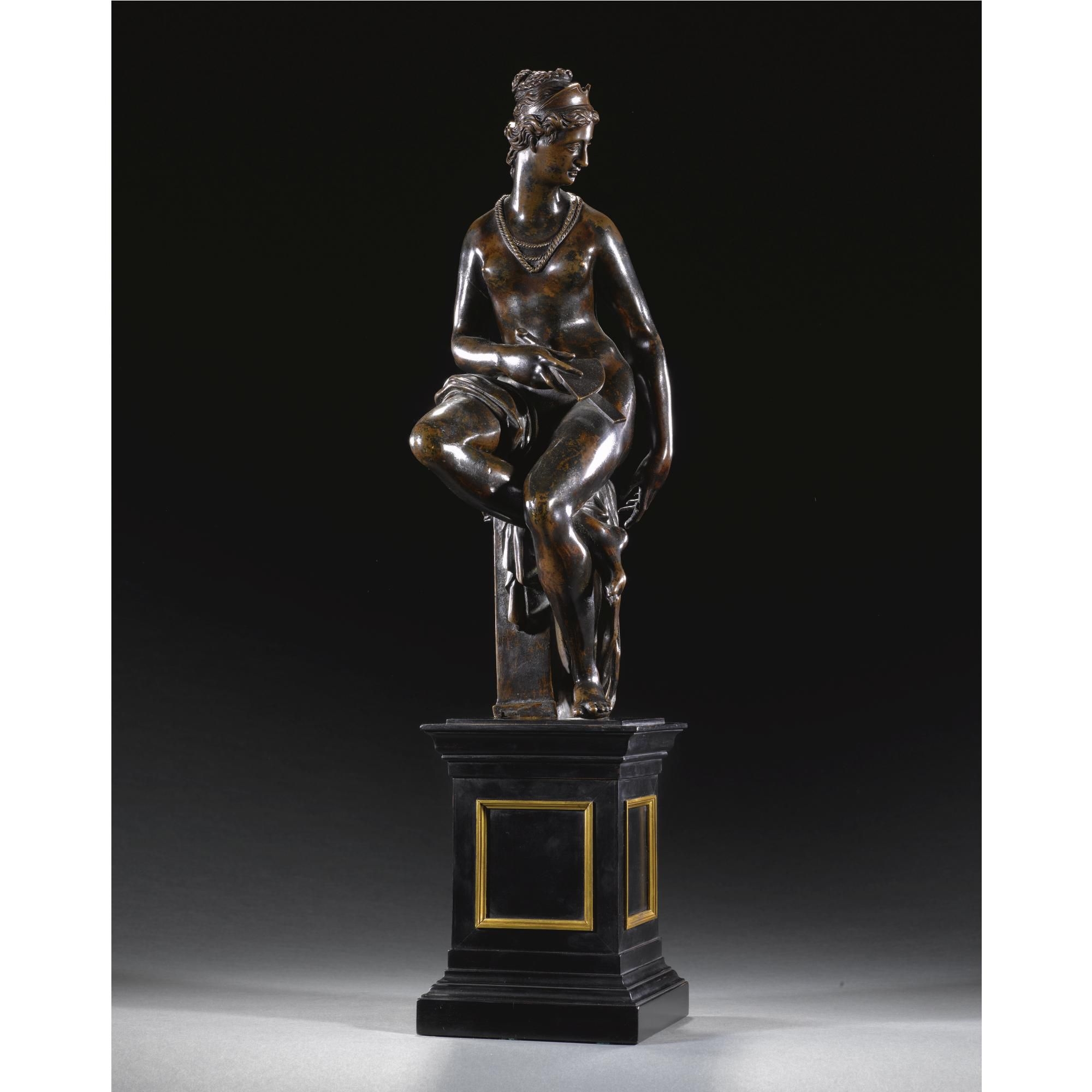 Giambologna | a bronze seated figure of Architecture | MutualArt