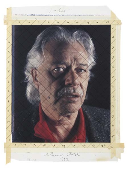 Close Chuck | Portrait of John Chamberlain (maquette) (1992) | MutualArt