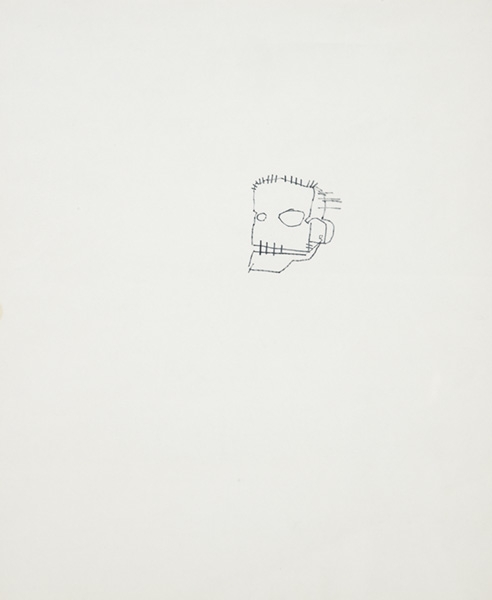 Jean-Michel Basquiat | Untitled (Skull) (1981) | MutualArt