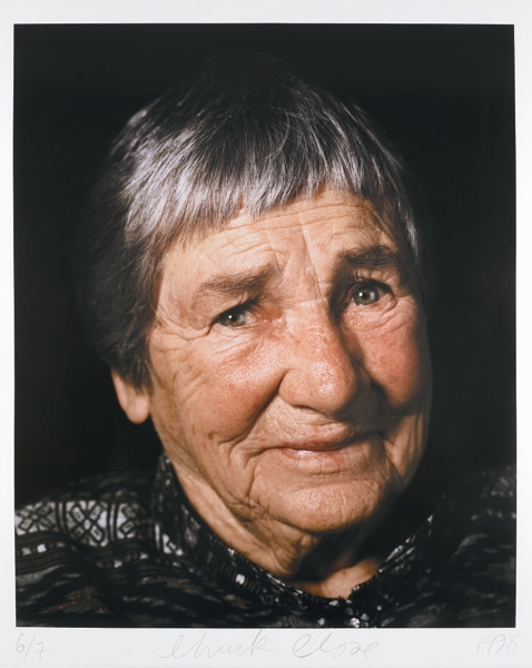 Chuck Close | Agnes Martin (1998) | MutualArt