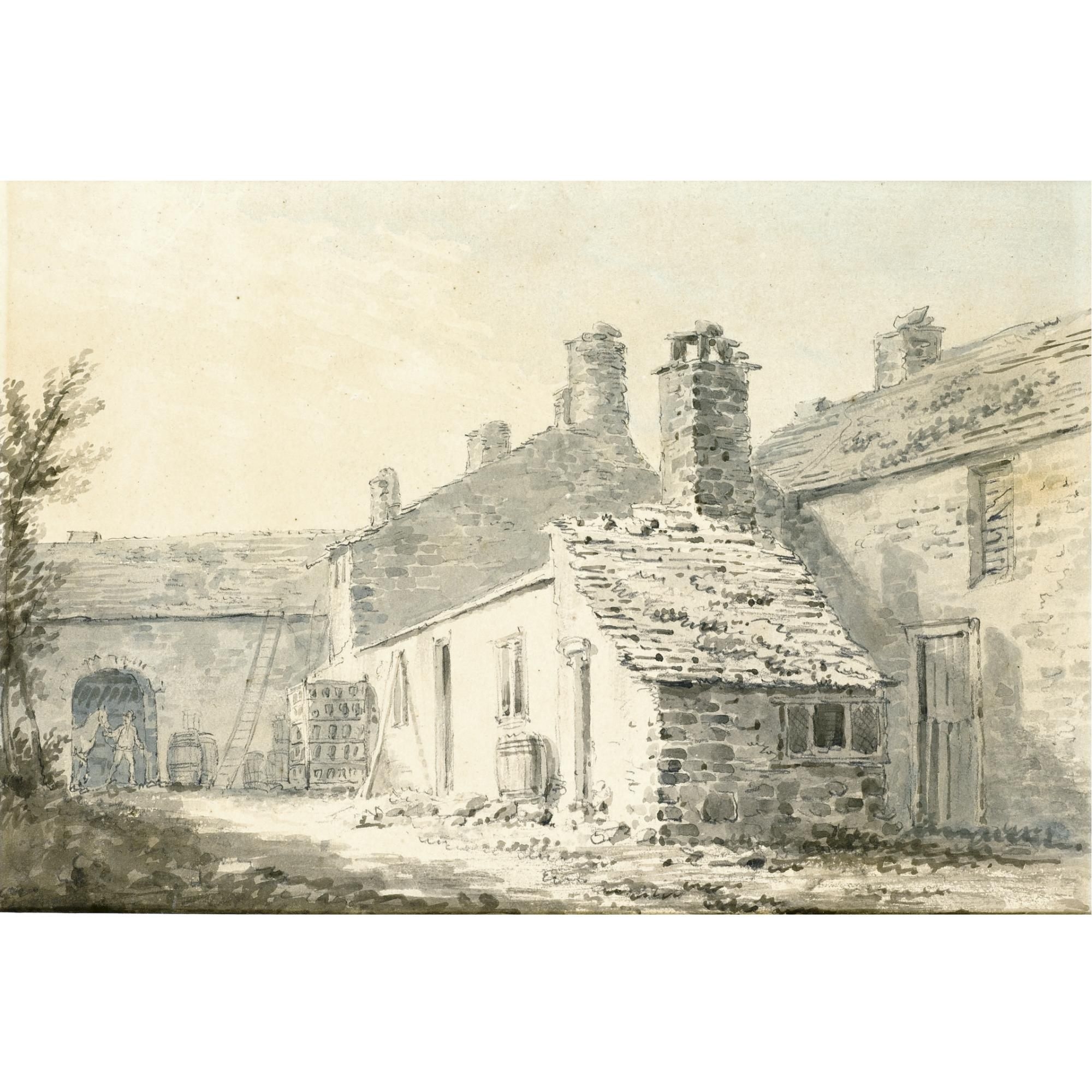 Edward Dayes | A Farm Yard | MutualArt