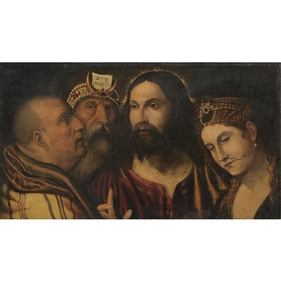 Rocco Marconi | Christ and the Adulterous woman | MutualArt