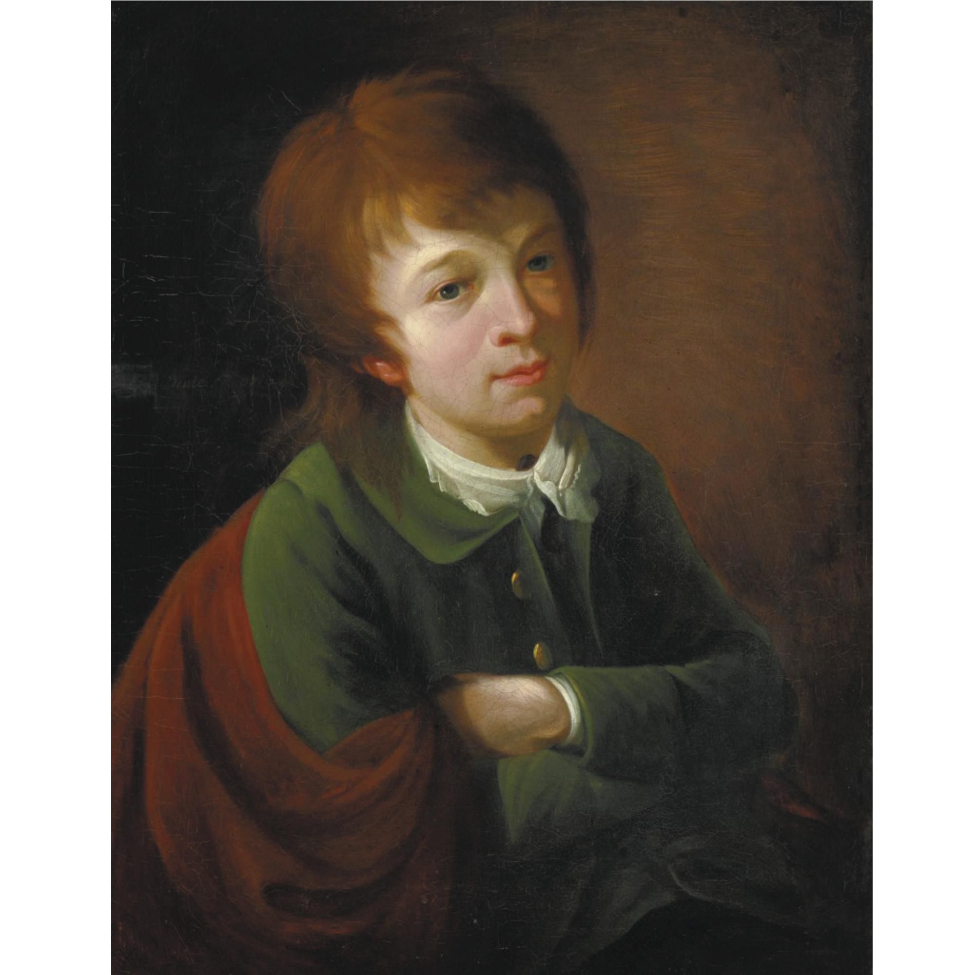 Nathaniel Hone the Elder | Portrait of a young boy | MutualArt