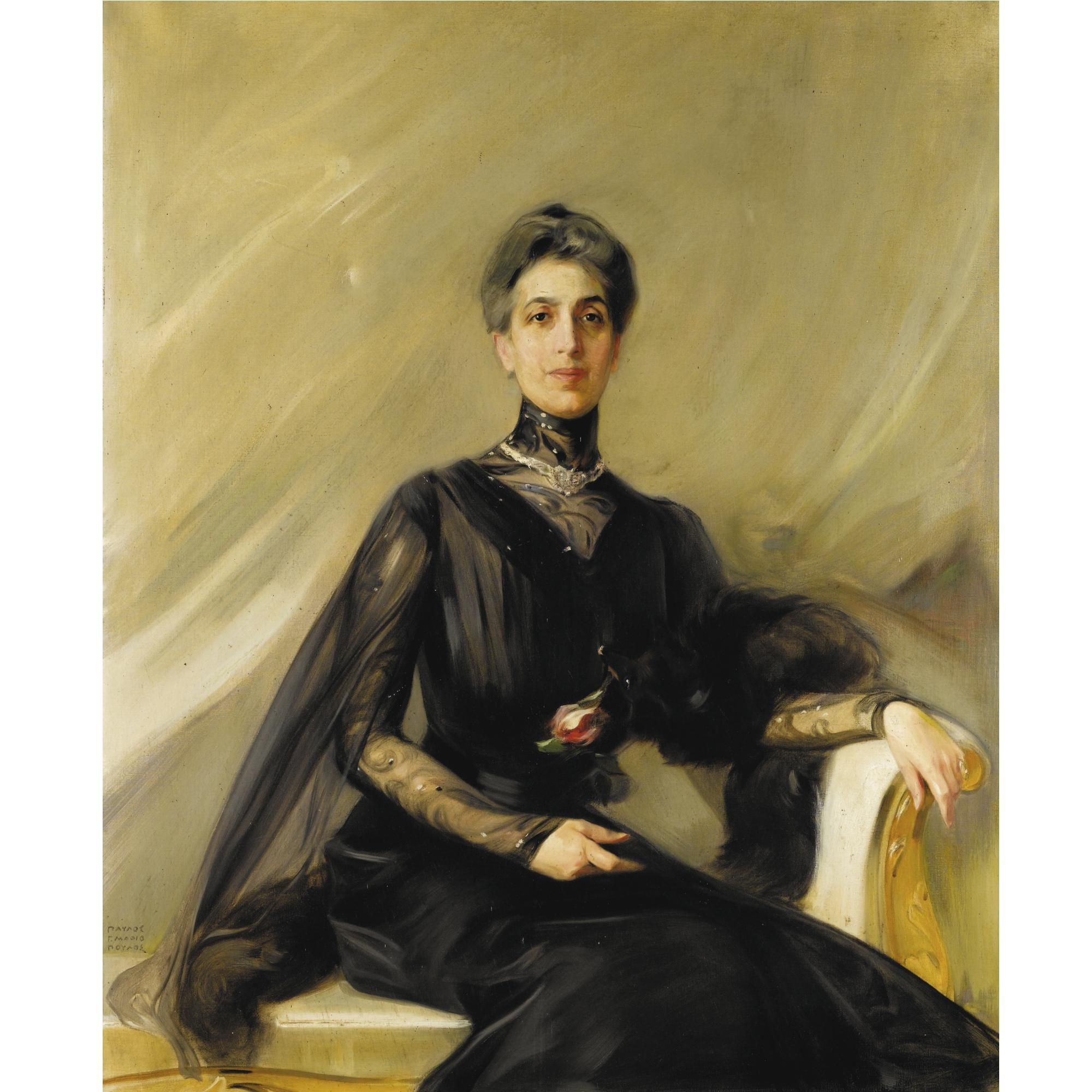 Pavlos Mathiopoulos | Portrait of Katerini Hadjithanasiou | MutualArt