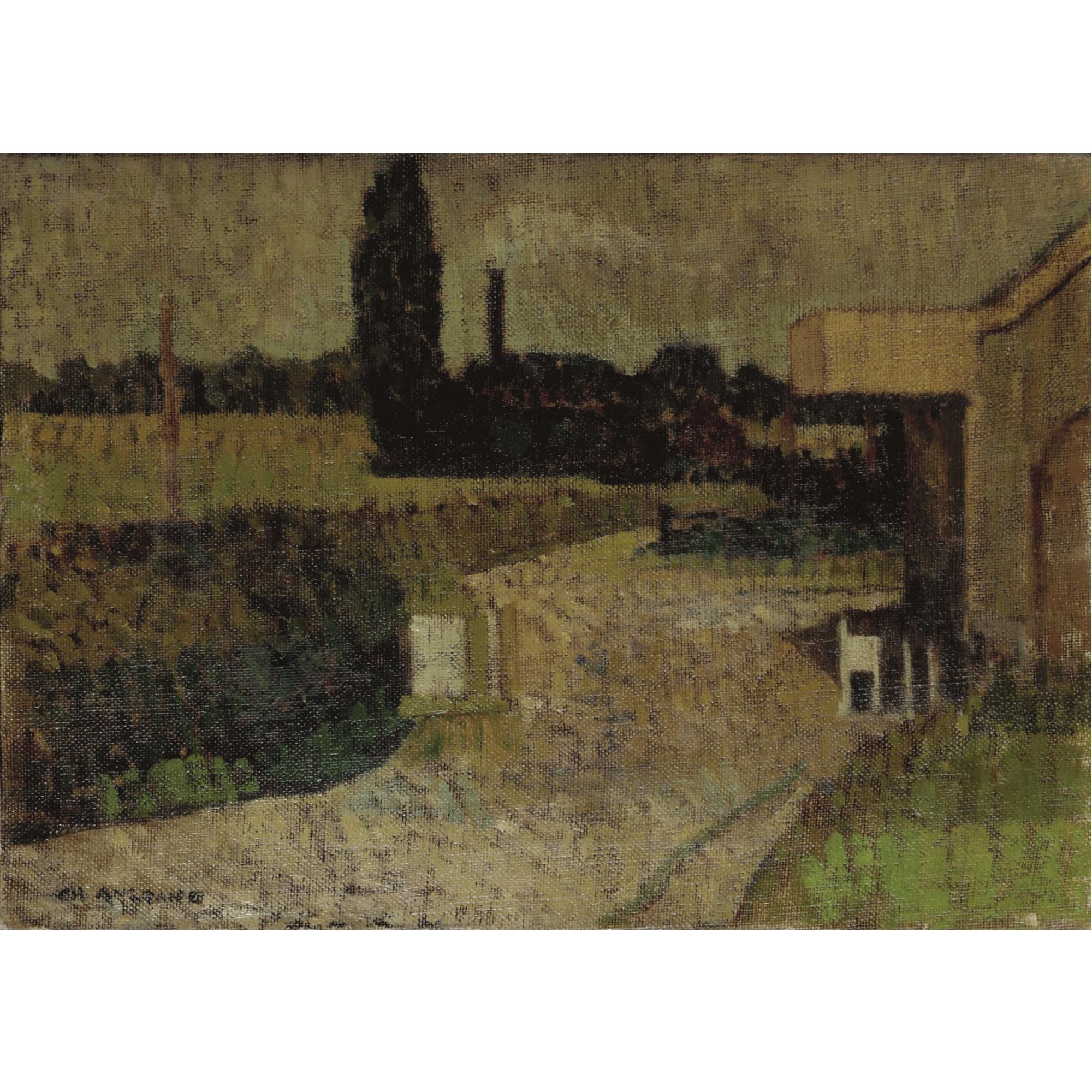 Charles Angrand | UNE VILLE ET UN PAYS | MutualArt
