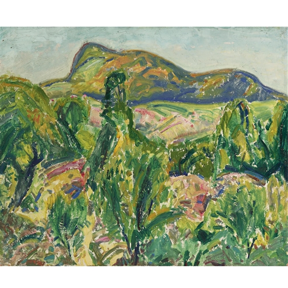 Alfred Maurer | Mountain Landscape | MutualArt