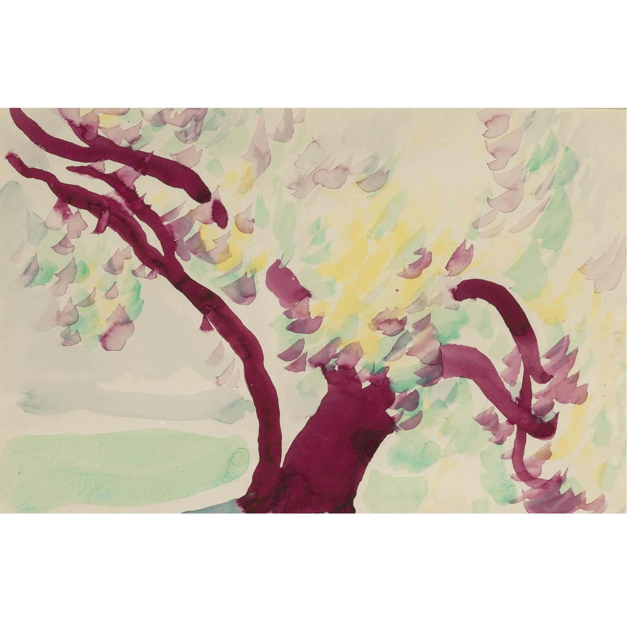 Georgia O'Keeffe | GREEN HILL (1916) | MutualArt