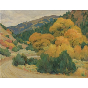 Joseph Henry Sharp | THE RED STONE PIPE | MutualArt