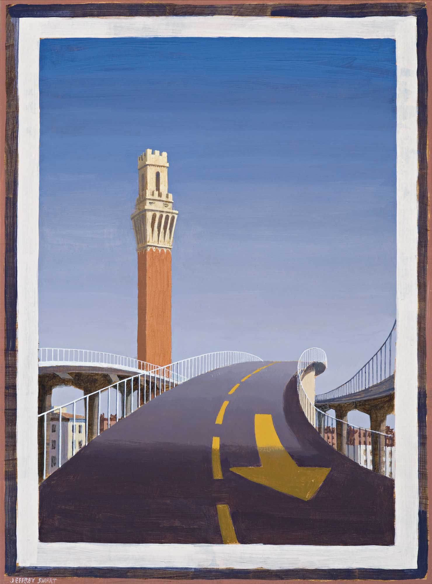 Jeffrey Smart | FACADE BY THE SEA (1952) | MutualArt