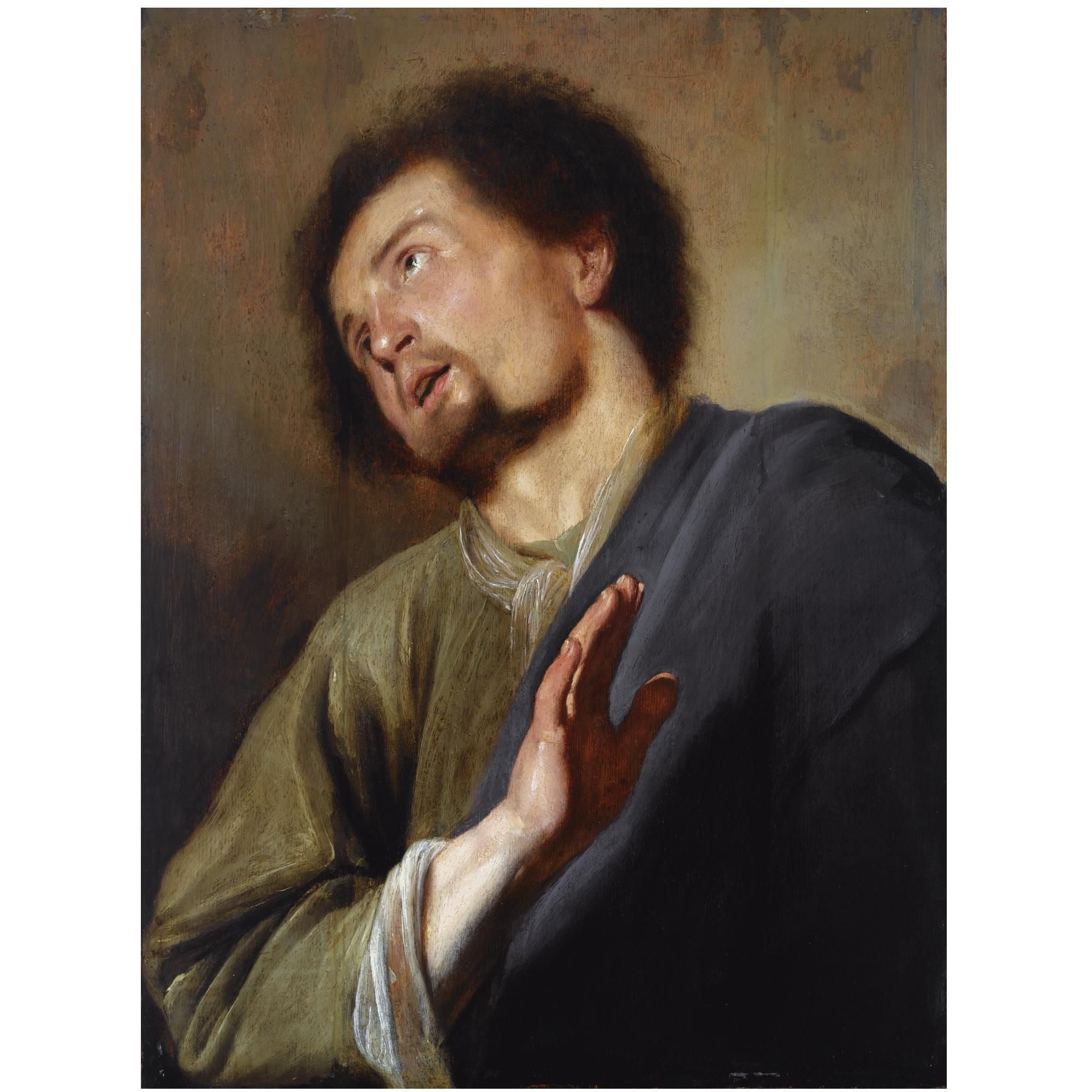 Jan Lievens | Saint Simon with the Christ Child | MutualArt