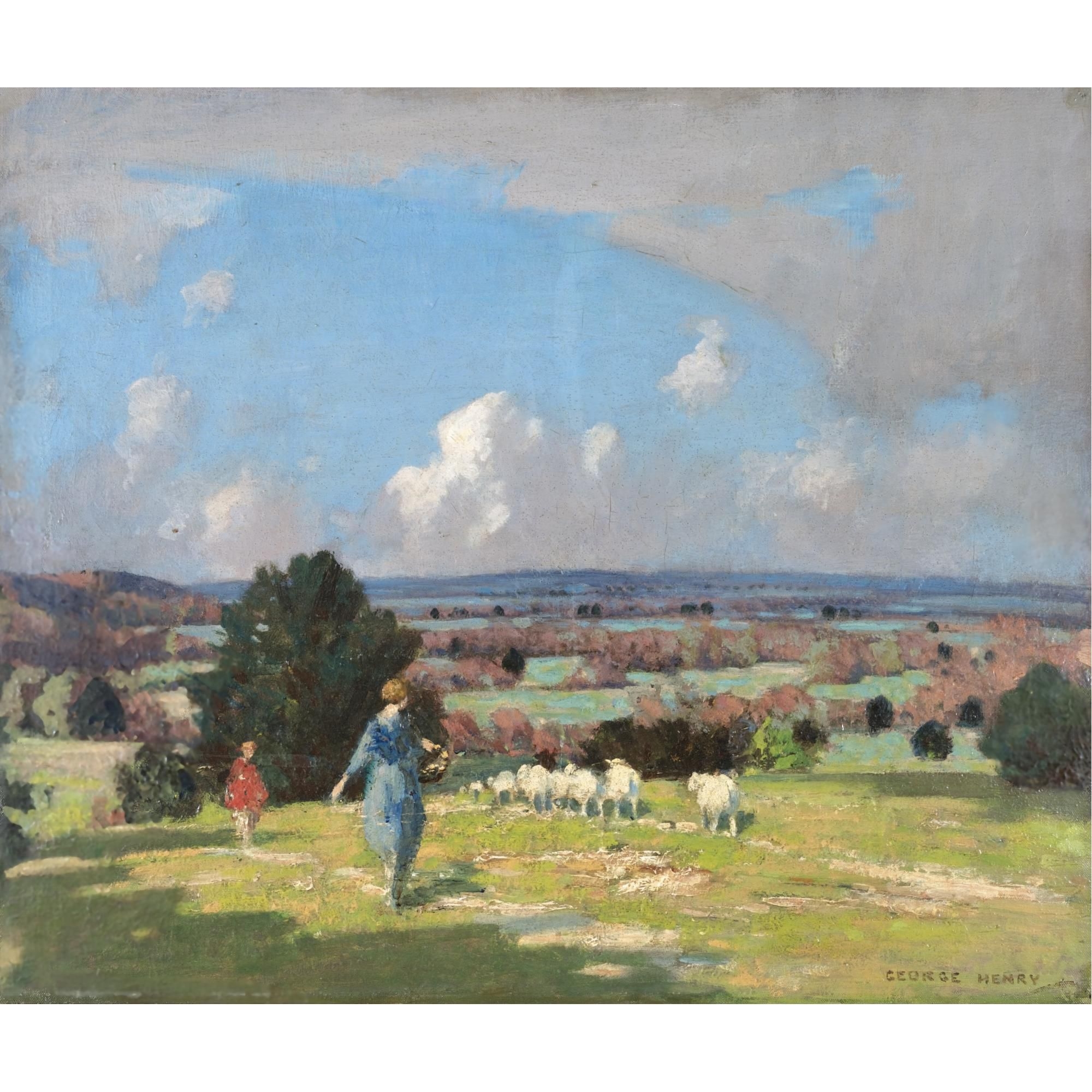 George Henry | on the south downs | MutualArt