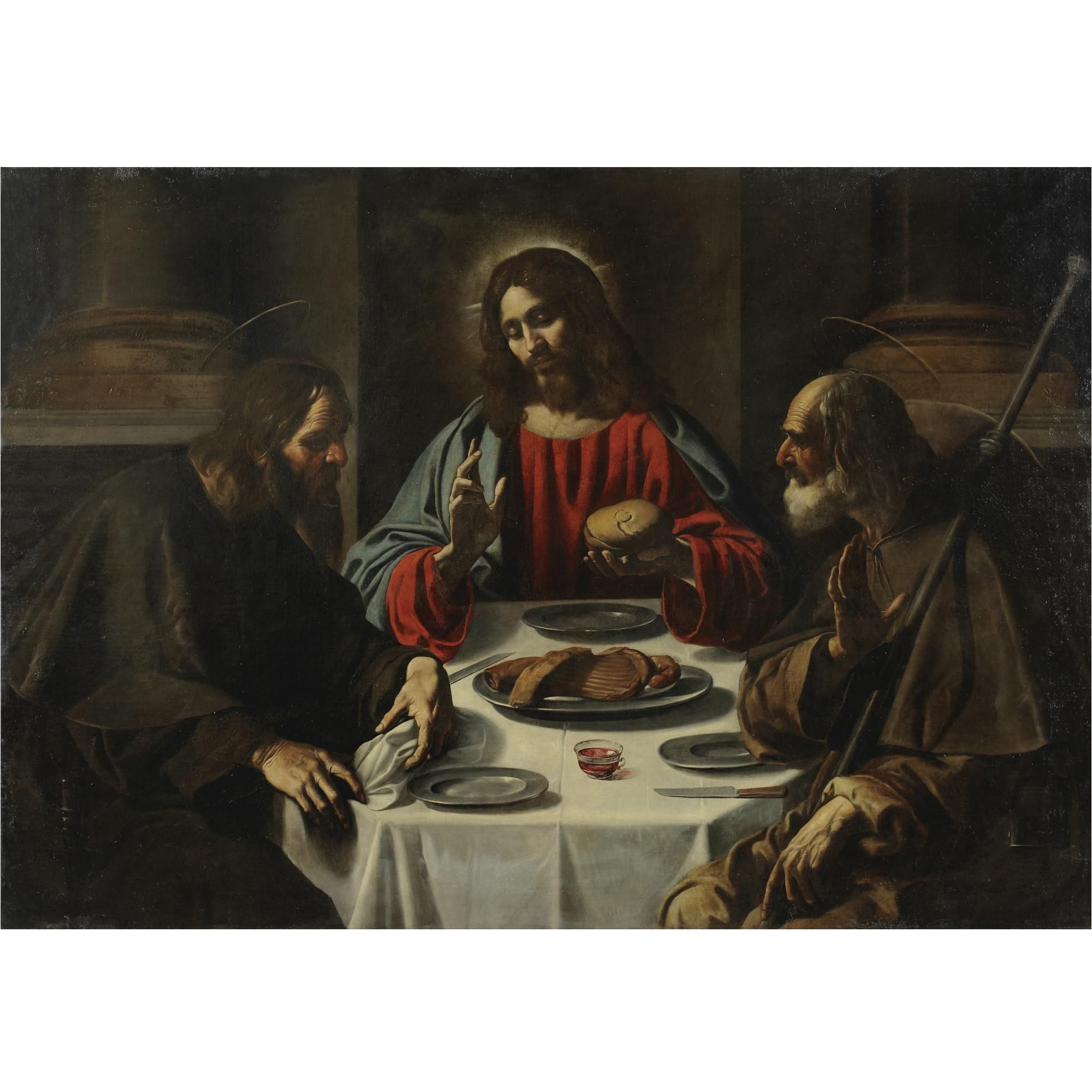 Rutilio Manetti | The Supper at Emmaus | MutualArt