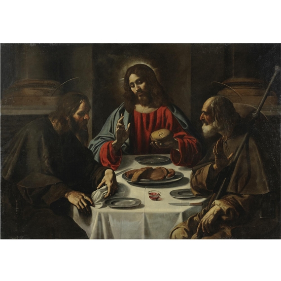 Rutilio Manetti | The Supper at Emmaus | MutualArt