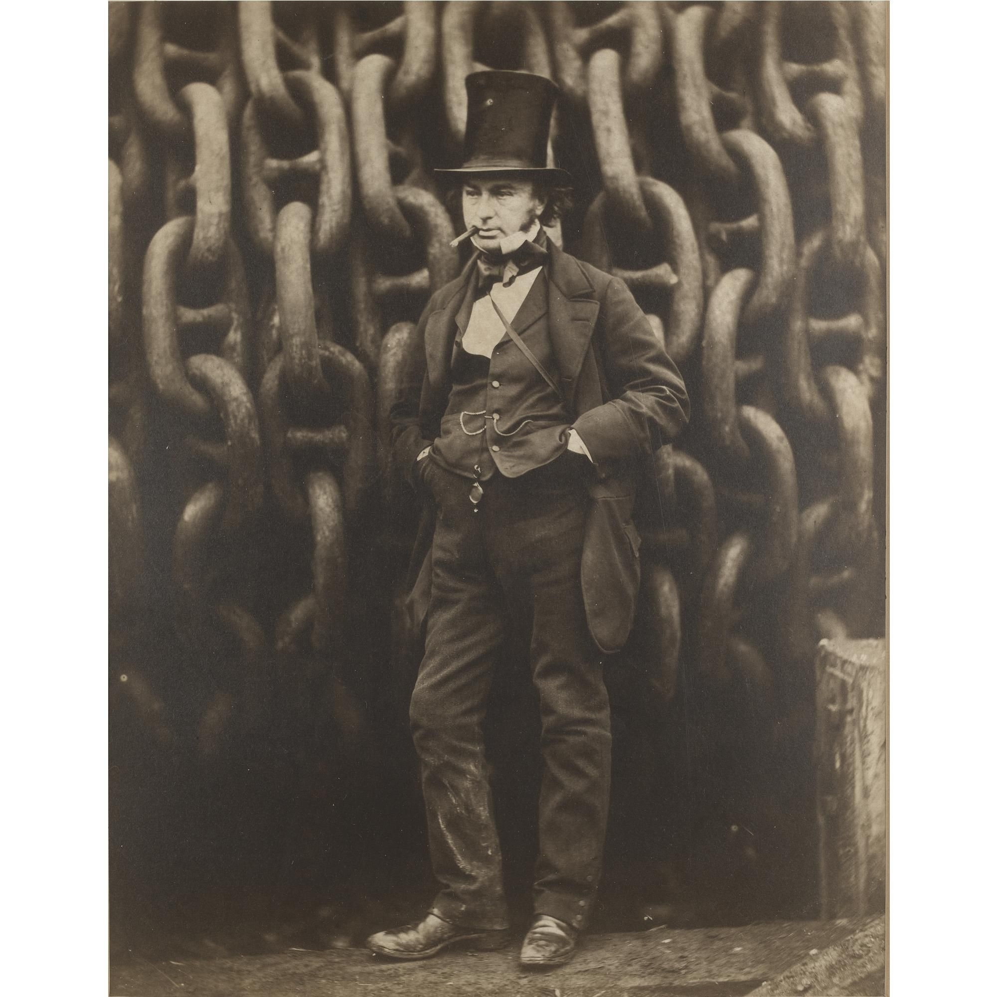 Robert Howlett | Isambard Kingdom Brunel by the Launching Chains of the ...