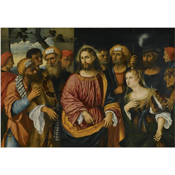 Rocco Marconi | Christ and the woman taken in adultery | MutualArt