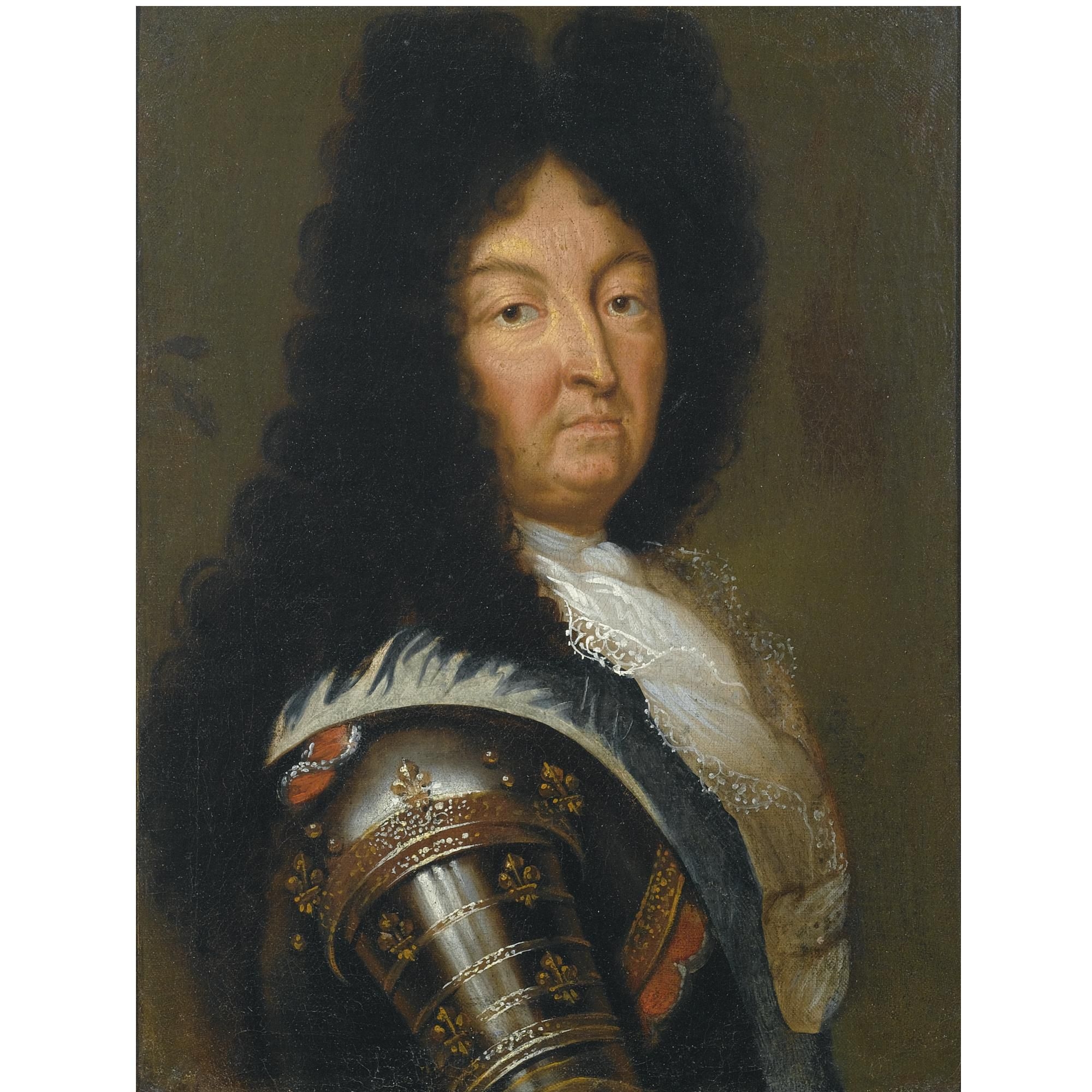 Hyacinthe Rigaud | Portrait of King Louis XIV (1638 - 1715), bust ...